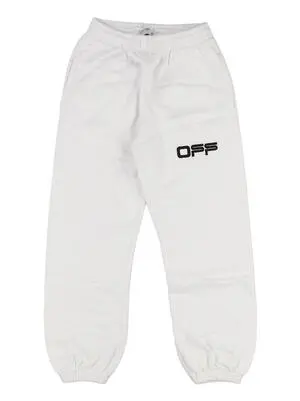 Off-White Off Airport Shorten Sweatpants - White