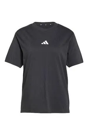 Adidas Essentials 3-stripes Cotton T-shirt - Black/white