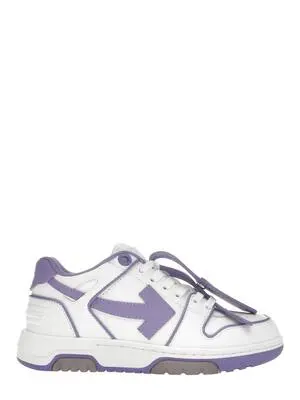 Off-White Off-White Out Of Office OOO Low-Top Sneakers White/lilac Purple