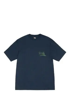 StÜssy Relax Tee Shirt - Navy Blue
