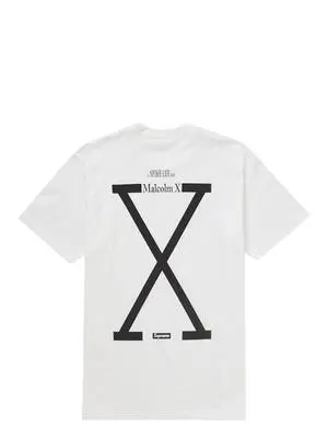 Supreme 40 Acres Malcolm X Tee Shirt White