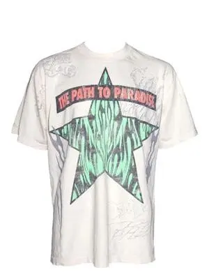 HELLSTAR Salvation Star T-shirt - White
