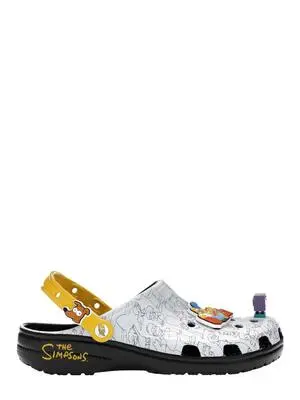 CROCS Classic Clog The Simpsons Intro Sequence - White/black