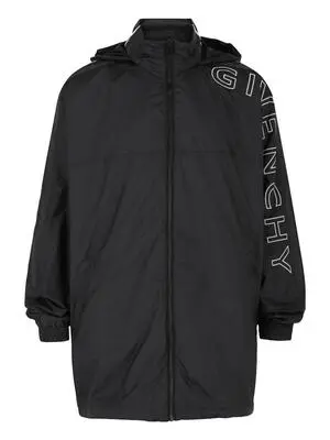 Givenchy Embroidered Logo Windbreaker - Black