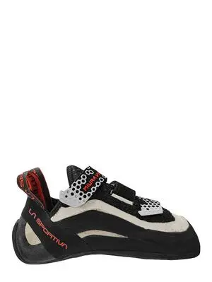 LA SPORTIVA Miura Vs Velcro Climbing Shoes - White/cherry Tomato