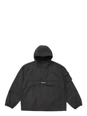 Supreme Reflective Ripstop Anorak - Black