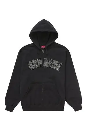 Supreme B.b. Simon Zip-up Hooded Sweatshirt - Black
