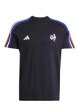 Adidas France Essentials 3stripes T-shirt - Black