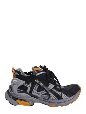 Balenciaga Runner Wornout Sneakers - Black/grey/fluo Orange