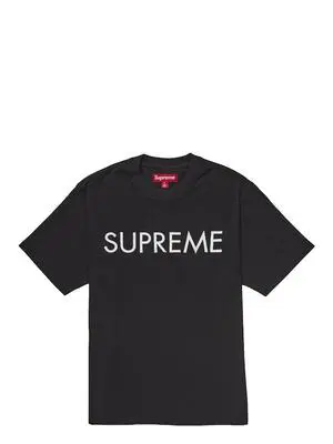 Supreme Capital Short Sleeve Top Black