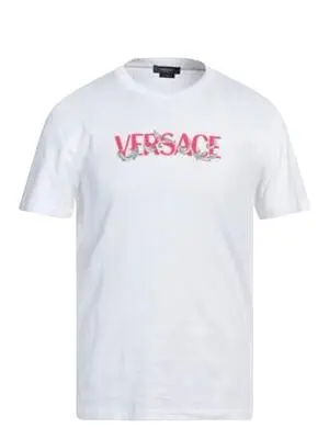 Versace Barocco Silhouette T-shirt White/pink