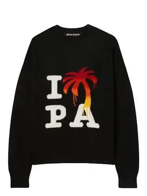 Palm Angels I Love Pa Sweater - Black