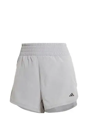 Adidas Pacer Stretchwoven Zipper Pocket Lux Shorts - Grey Three