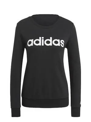 Adidas Essentials Logo Sweatshirt - Black/white