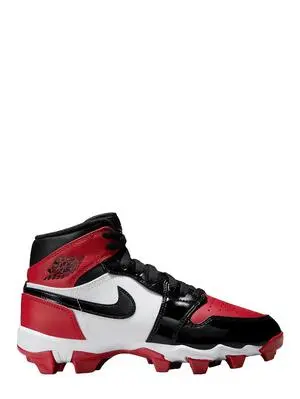 JORDAN 1 Mid Cleat Patent - Gym Red/white/black