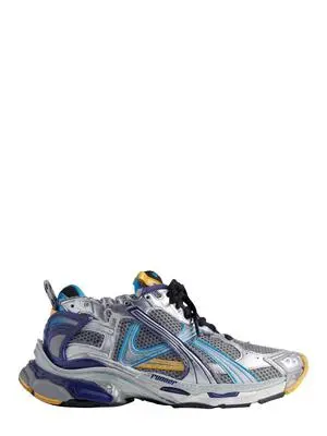 Balenciaga Runner Athletic Shoes - Grey/blue/orange