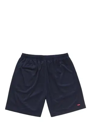 Supreme Small Box Baggy Mesh Short Navy Blue