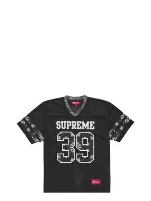 Supreme Bandana Football Jersey - Black