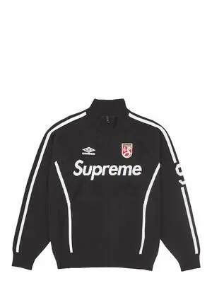 Supreme Umbro Zip-up Sweater - Black