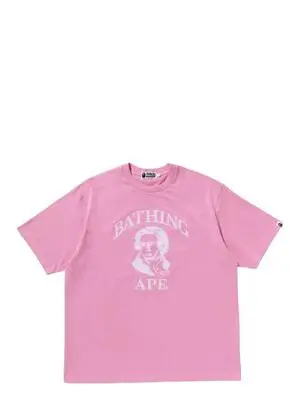A BATHING APE Beethoven Graphic Relaxed Fit Tee Shirt - Pink