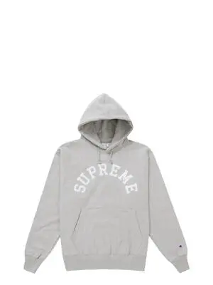 Supreme Champion Hooded Sweatshirt - Heather Grey