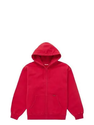 Supreme Work Zip Up Hooded Sweatshirt - Red