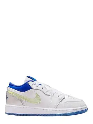 JORDAN Jordan 1 Low Sneakers White/varsity Blue/neon Green