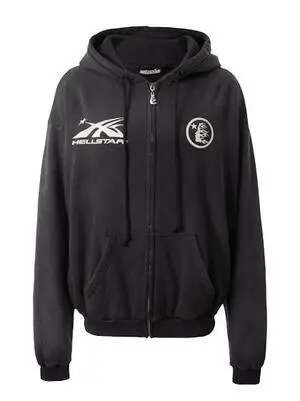 HELLSTAR Hs Logo Zip-up Hoodie - Black