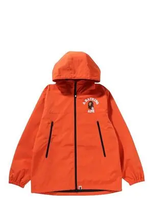 A BATHING APE Go Ape Pointer College Hoodie Jacket - Orange