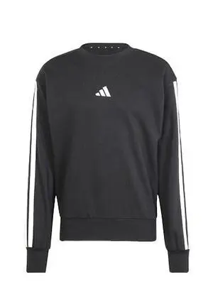 Adidas Essentials 3-Stripes French Terry Sweatshirt Black/white