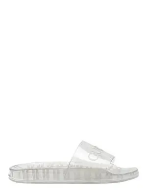 Gucci Pursuit Rubber Slides - Clear