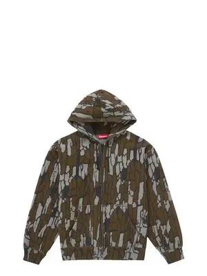 Supreme Work Zip Up Hooded Sweatshirt - Mossy Oak Trebark Camo