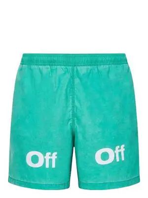 Off-White Bounce Off Sunset Swimshort - Green