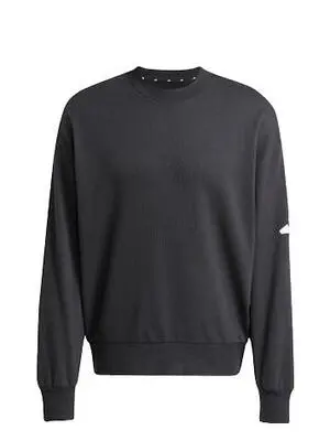 Adidas Essentials Loose Fit 3 Bar Logo Sweatshirt - Black/white