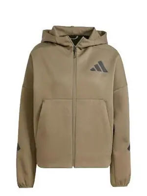 Adidas Z.n.e. Full-zip Hoodie - Olive Strata