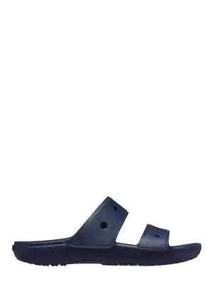 CROCS Classic Double Band Slides - Navy Blue