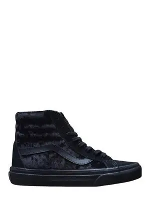 VANS Sk8-hi Reissue Velvet High-top Sneakers - Black