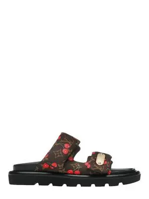 LOUIS VUITTON Monogram Cherry Pool Pillow Comfort Mule - Multicolor