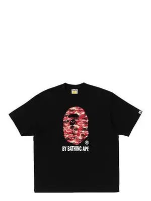 A BATHING APE Palm Tree Camo Bathing Ape Relaxed Fit Tee Shirt - Black