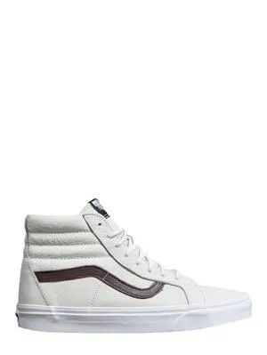 VANS Sk8-hi Reissue Leather Sneakers - White/blanc De Blanc