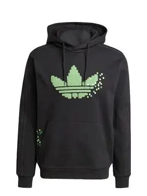 Adidas Originals X Minecraft Graphic Hoodie - Black