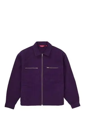 Supreme Moleskin Work Jacket - Purple