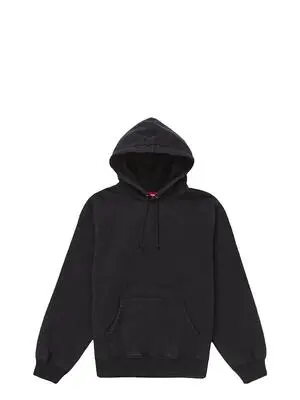 Supreme Frayed Hooded Sweatshirt - Black