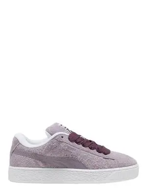 PUMA Suede Xl Hairy Sneakers - Pale Plum/white