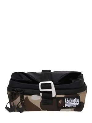 A BATHING APE Camo Cooler Bag - Beige