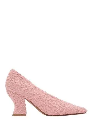 Bottega Veneta Bouclé Almond Pump 75 - Pink