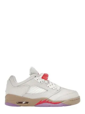 JORDAN Jordan 5 Retro Low Top Sneakers Pale Ivory/fusion Red/desert