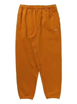 Nike Solo Swoosh Fleece Pant - Dessert Ochre/white