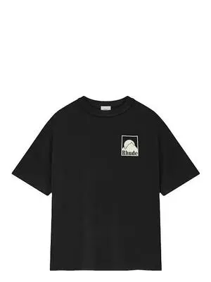 Rhude Moonlight Badge Tee Shirt - Black