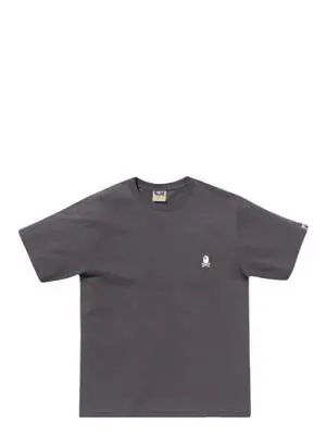 A BATHING APE Ape Crossbone One Point Tee Shirt - Charcoal